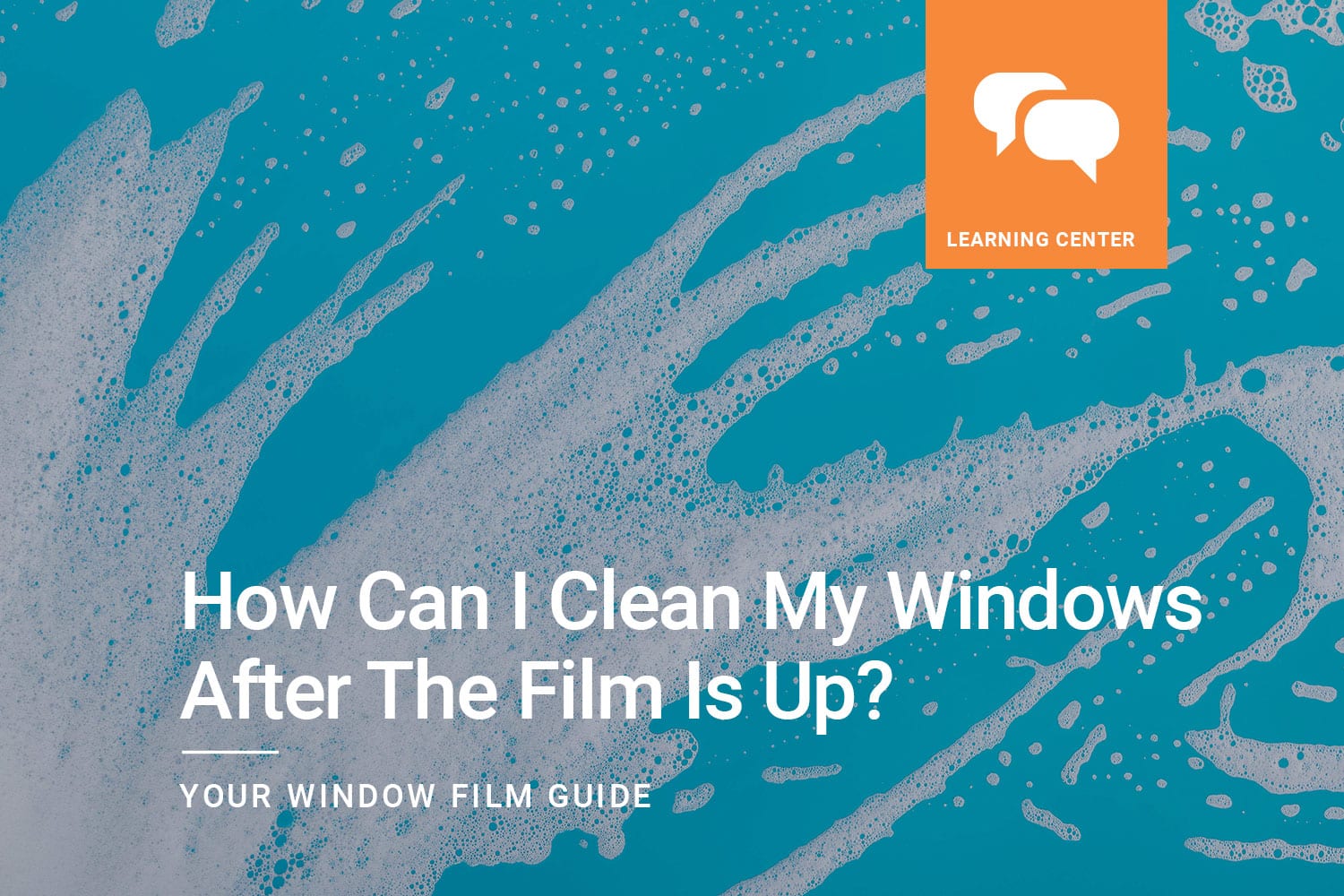 How can I clean my windows after the film is up? | ClimatePro