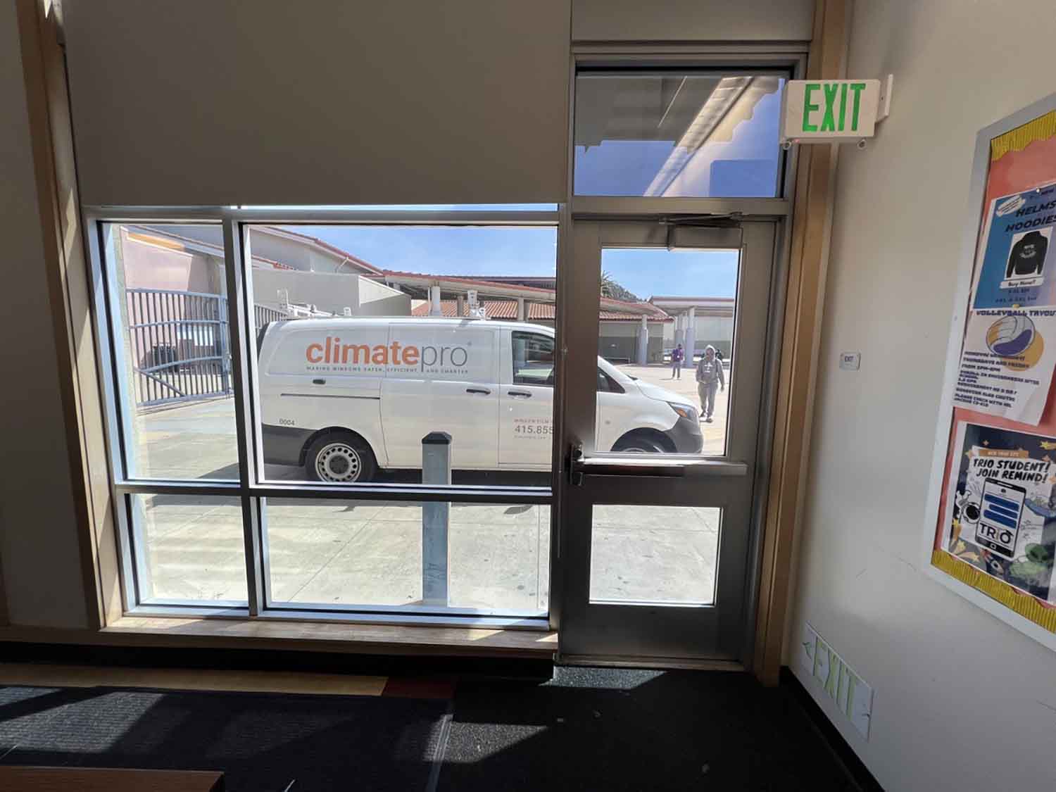 ClimatePro Installs Exterior Window Film on a Building in San Pablo, CA - ClimatePro