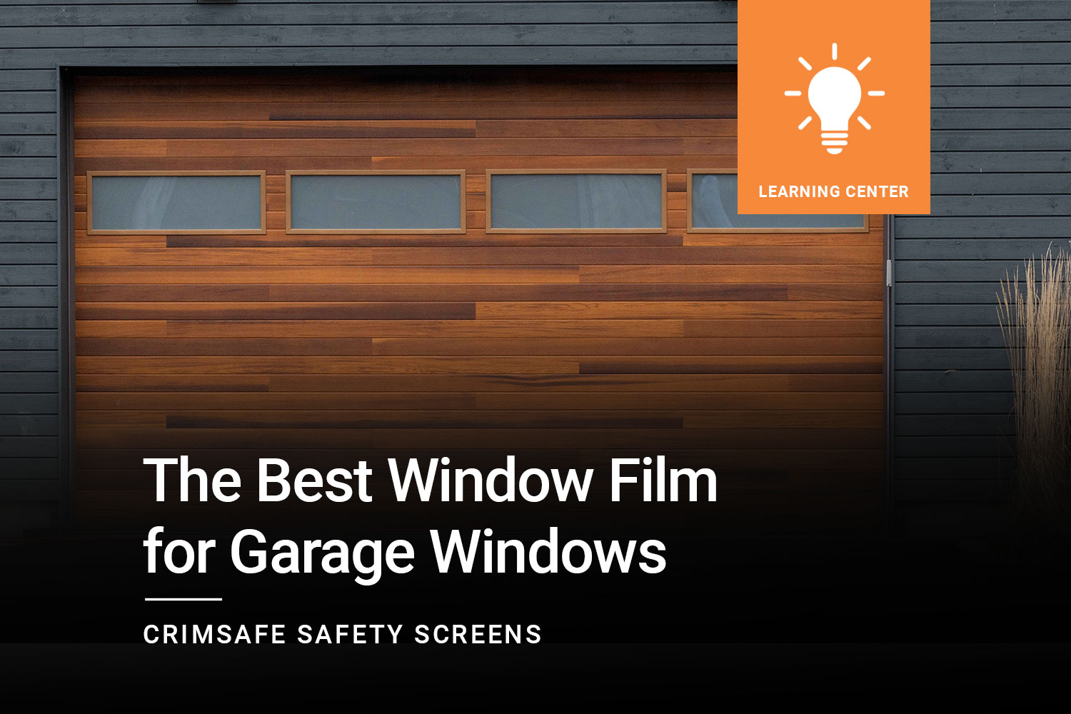 The Best Window Film for Garage Windows - ClimatePro